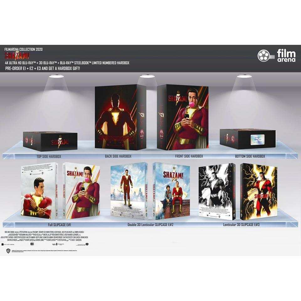 Shazam! (One-Click Hardbox) 4K UHD & Blu-Ray Collector's Edition