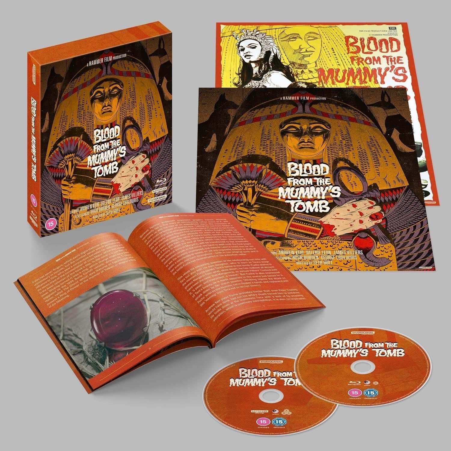 Blood From The Mummys Tomb Collectors Edition 4K Blu-Ray (Studio Canal)