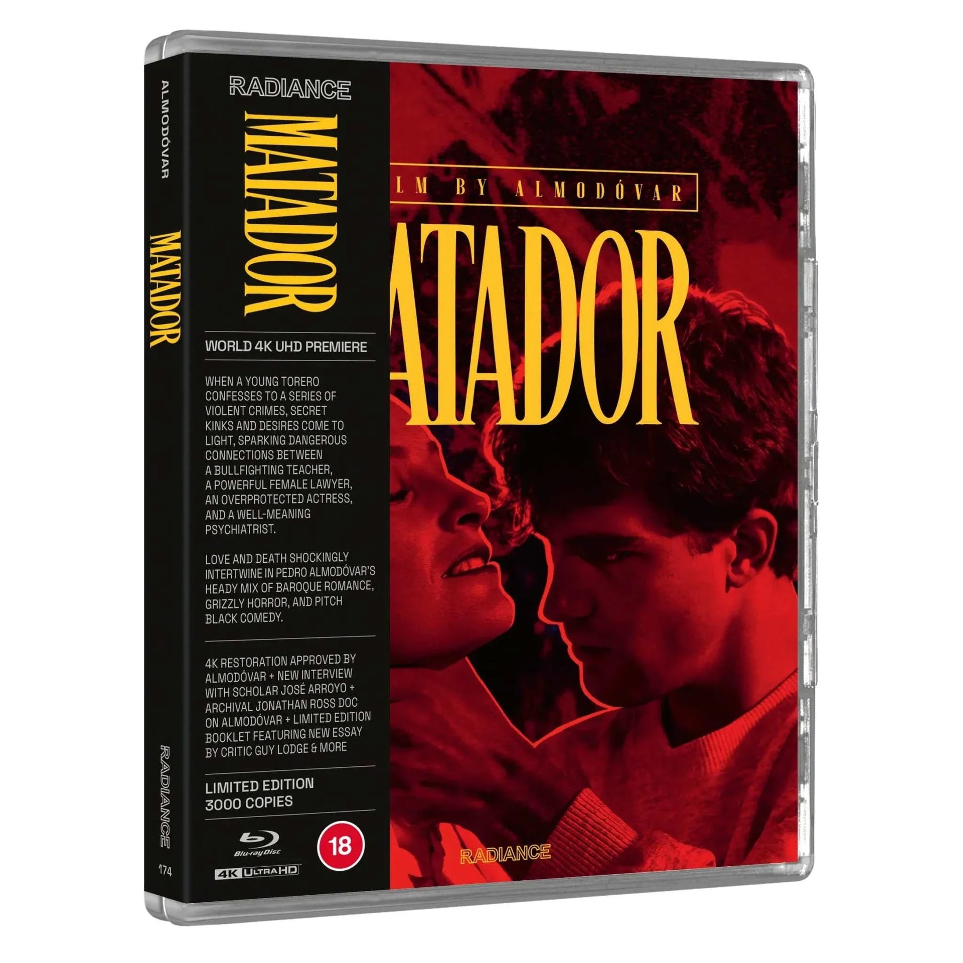 Matador 4K UHD + Blu-Ray w/ Limited Edition Booklet (Radiance Films UK)