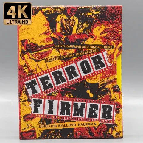 PRE-ORDER: Terror Firmer 4K UHD + Blu-Ray w/ Limited Edition Slipcase