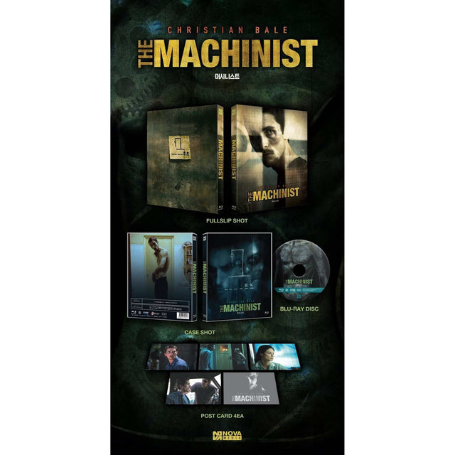 The Machinist Blu-Ray Numbered Limited Edition with Extras | Nova Media