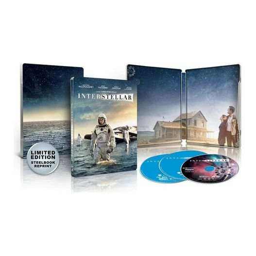 Interstellar Limited Edition UK Steelbook 4K Ultra HD + Blu-Ray