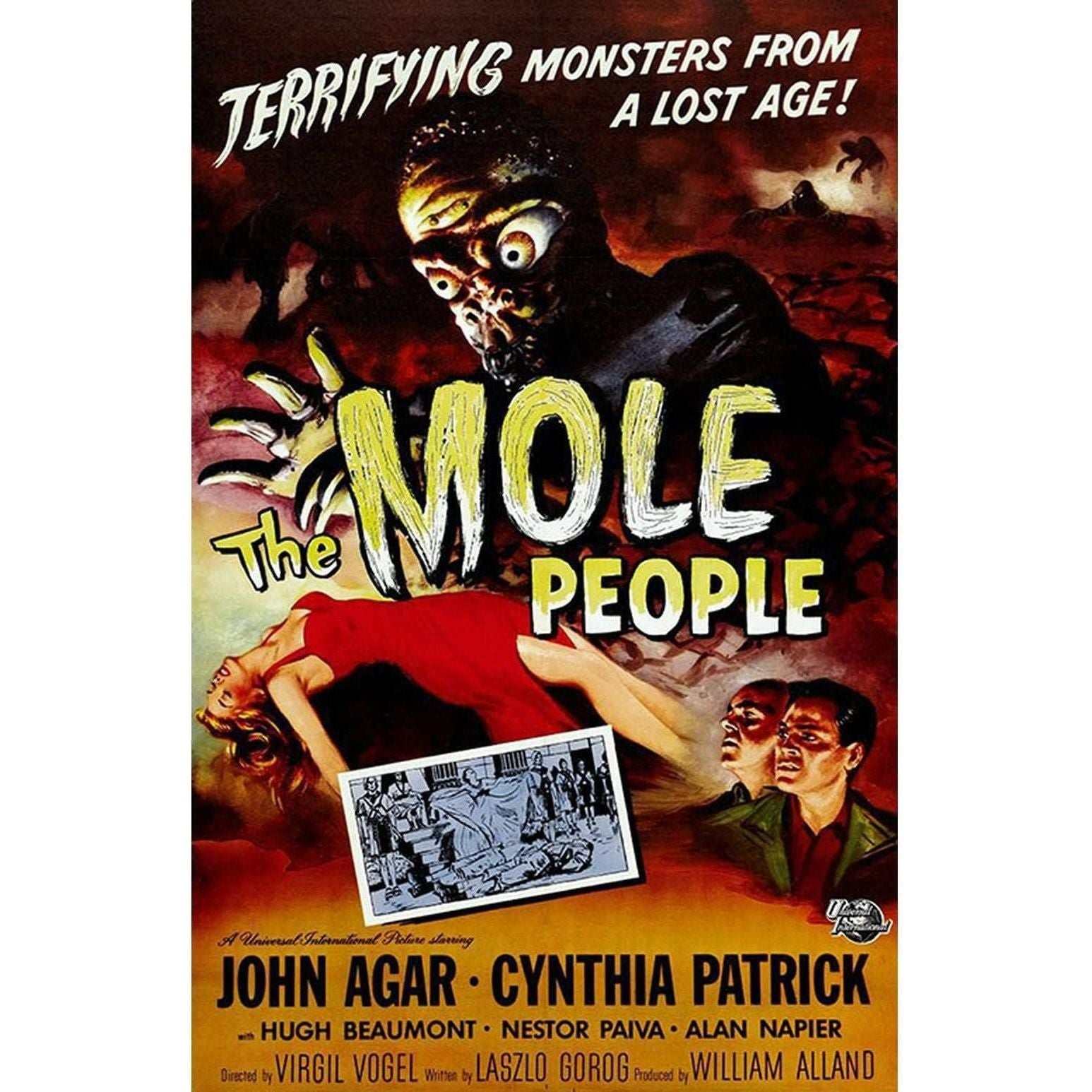 The Mole People 11x17 Movie Poster for Your Collection