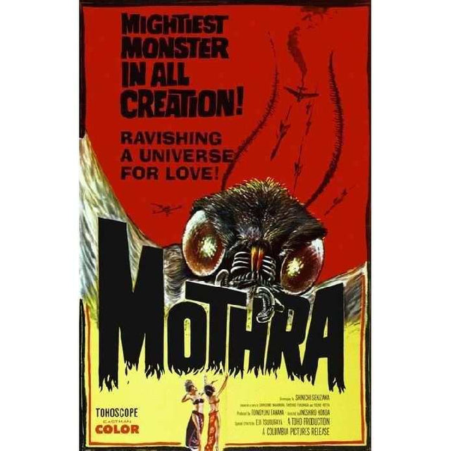 Mothra (1961) Movie Poster - 11x17 High-Quality Reprint